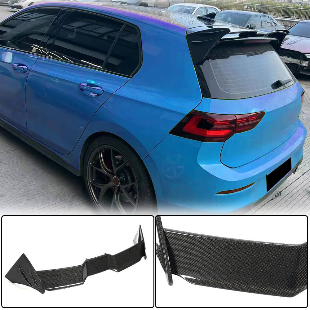 Carbon Fiber Body Kits For Golf 8 Mk8 R Tagged Mk8 Carbon Spoiler