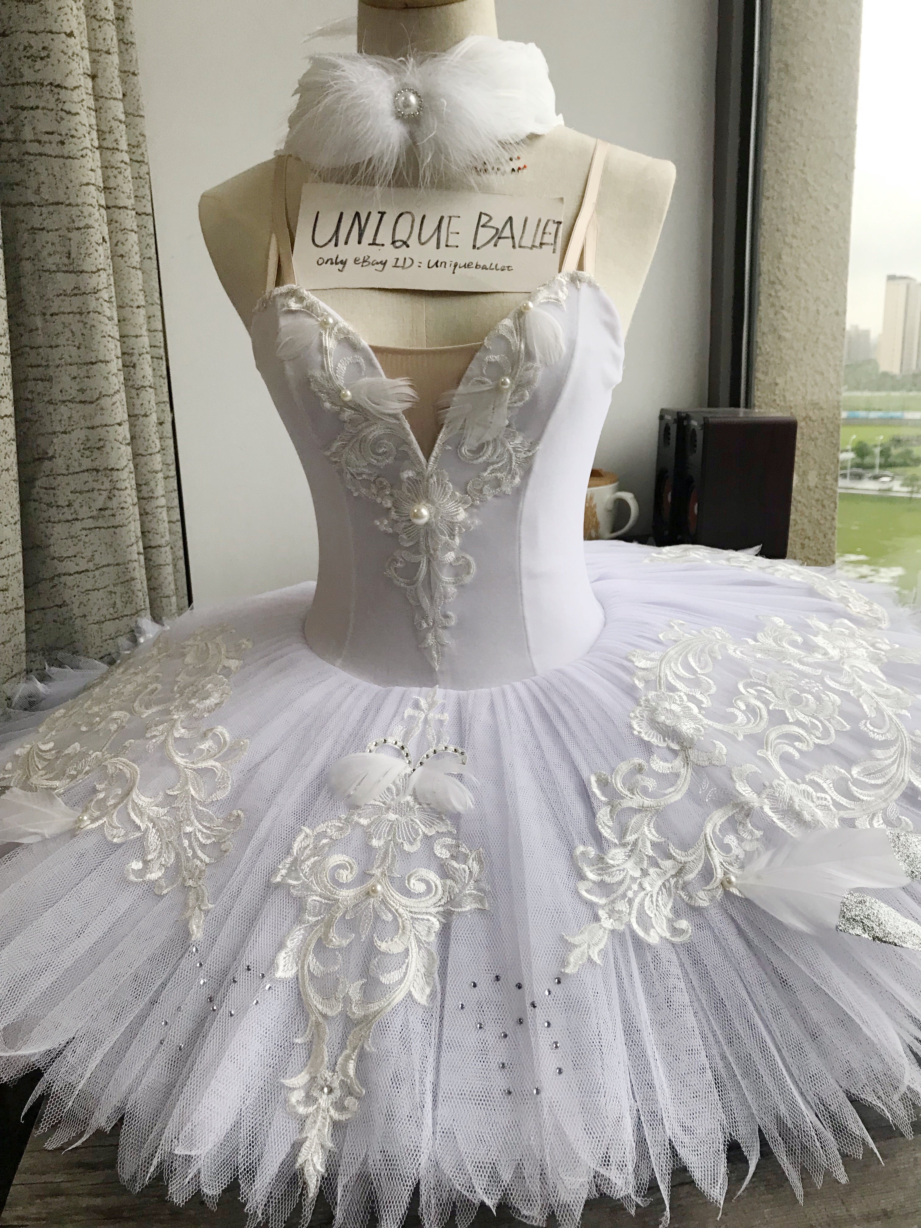 Cost Effective Swan Lake Odette Classic Ballet Costume White Swan Dyin