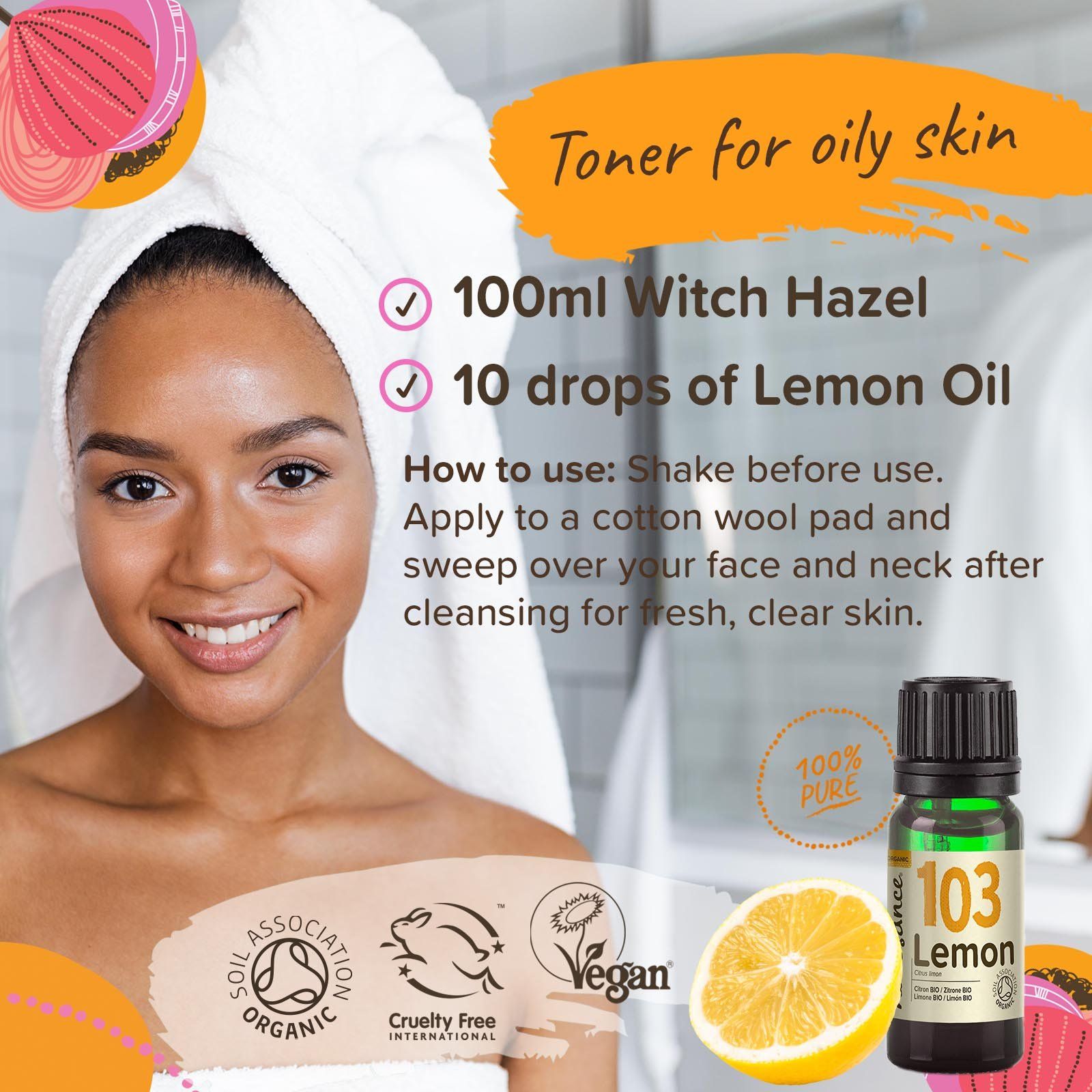 Certified Organic Lemon Essential Oil Naissance