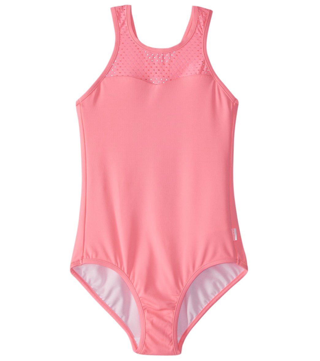 Seafolly Girls Summer Essentials Racer Back Tank One Piece Swimsuit 6