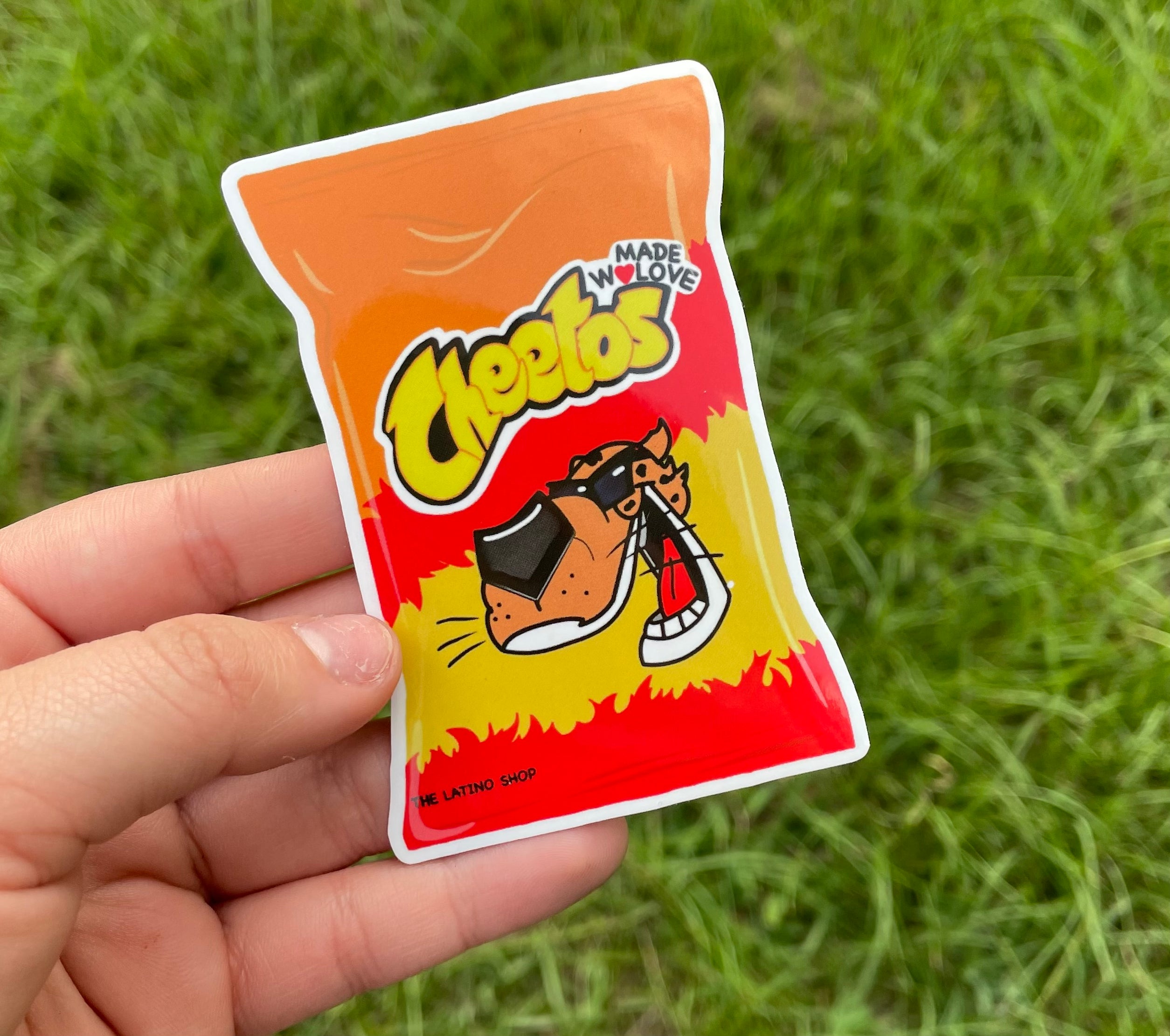 Hot Cheeto Sticker The Latino Shop Llc