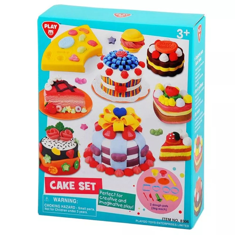 Playgo Cake Set With Dough Toys4me