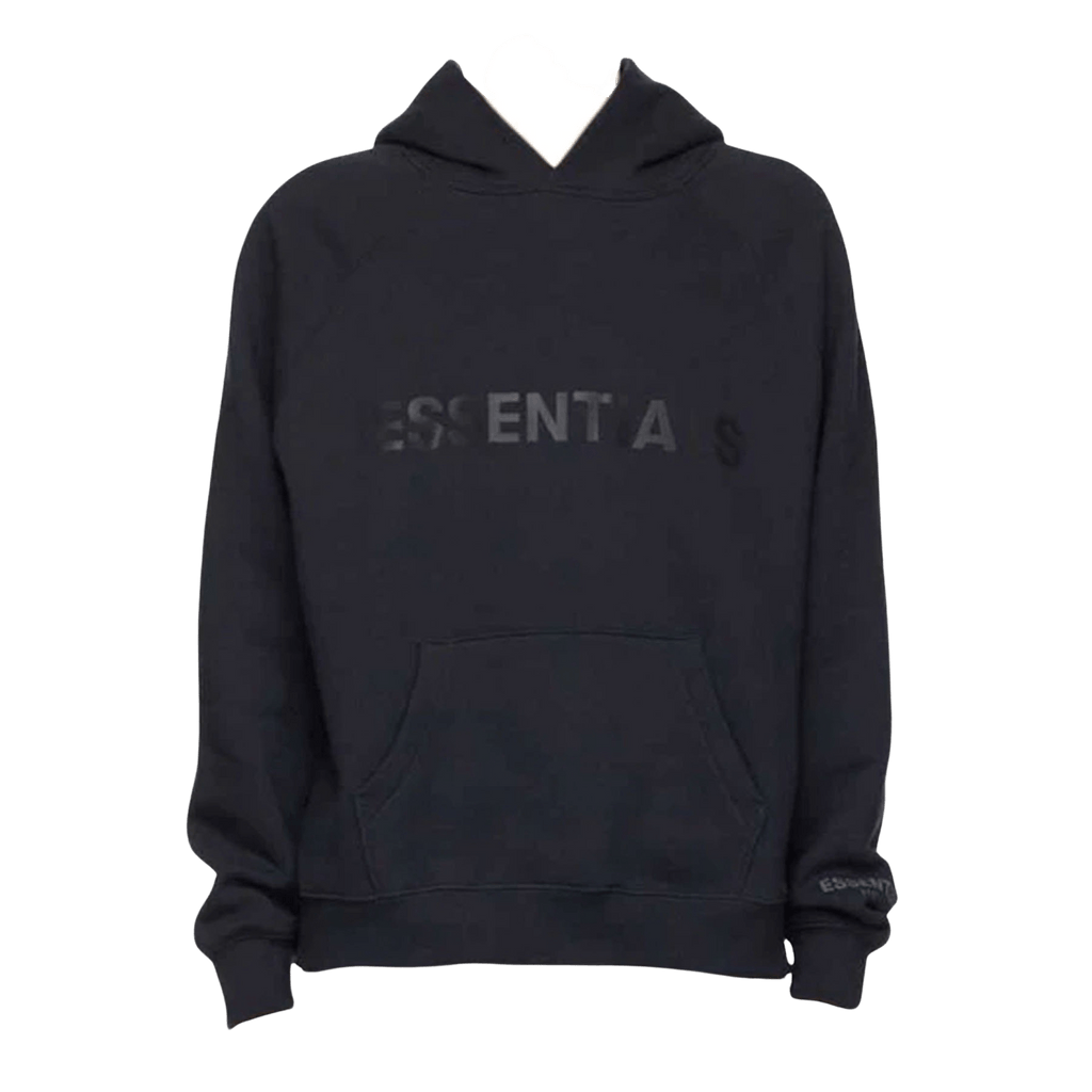 Fear Of God Essentials X Ssense Pullover Hoodie Applique Logo Dark Nav