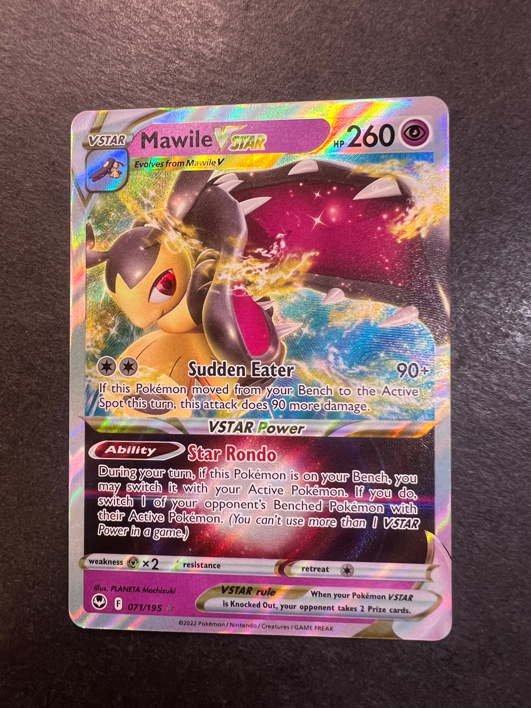 Mawile Vstar 071195 Full Art Ultra Rare Silver Tempest Jab Games13