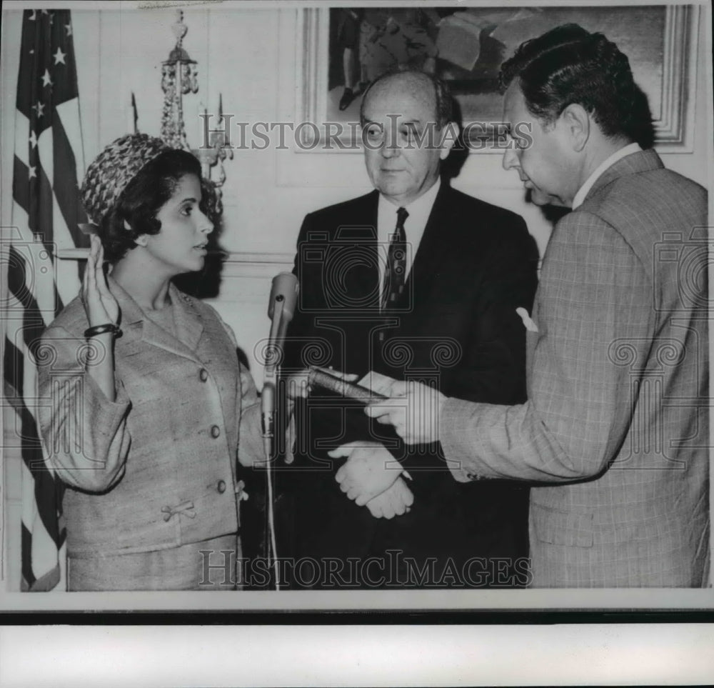 1965 Patricia Roberts Harris Is Sworn In As Us Ambassador Historic Images