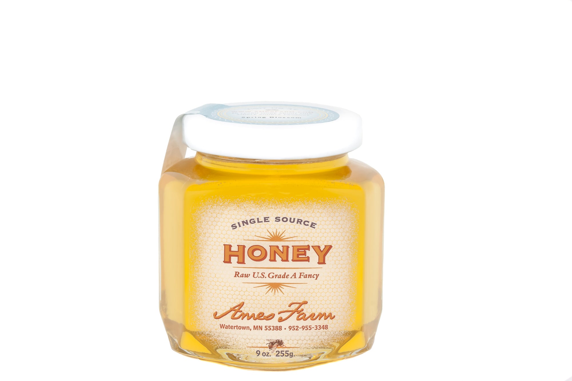 Spring Blossom Honey Ames Farm Single Source Honey