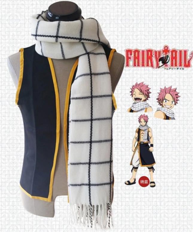 Fairy Tail Natsu Dragneel Scarf — Adilsons