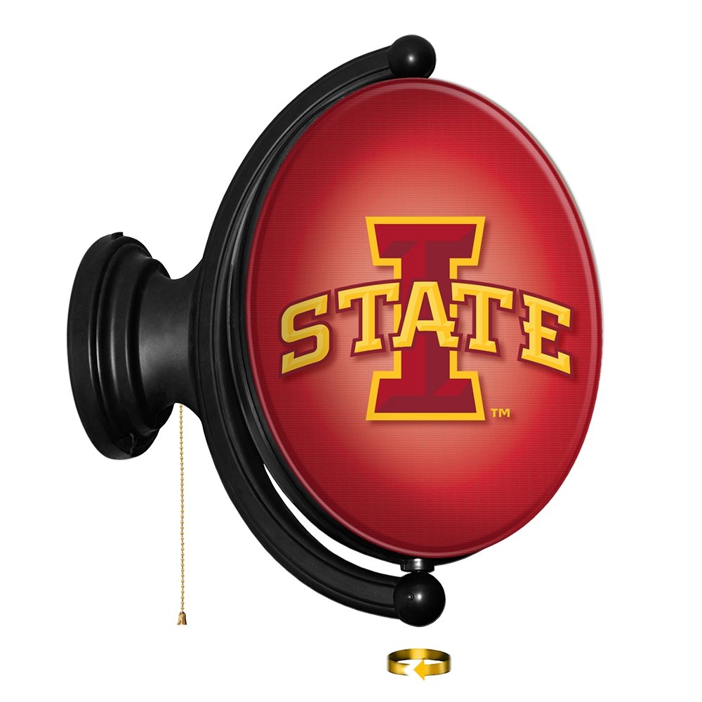 Iowa State Cyclones Faux Barrel Top Wall Clock The Fan Brand