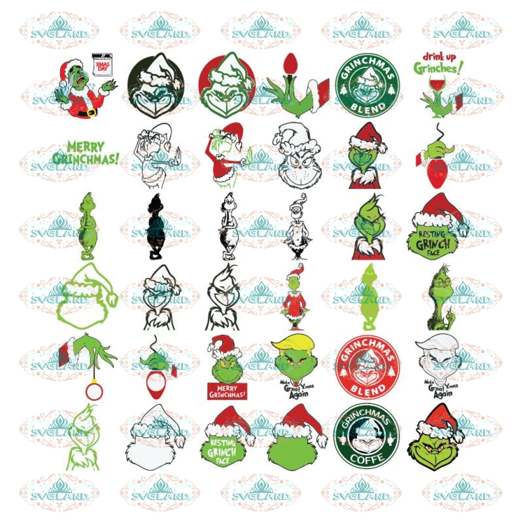 Silhouette Grinch Svg Free Grinch Max And Cindy Lou