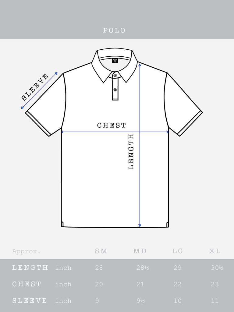 Wingman Polo Size Chart Id Menswear