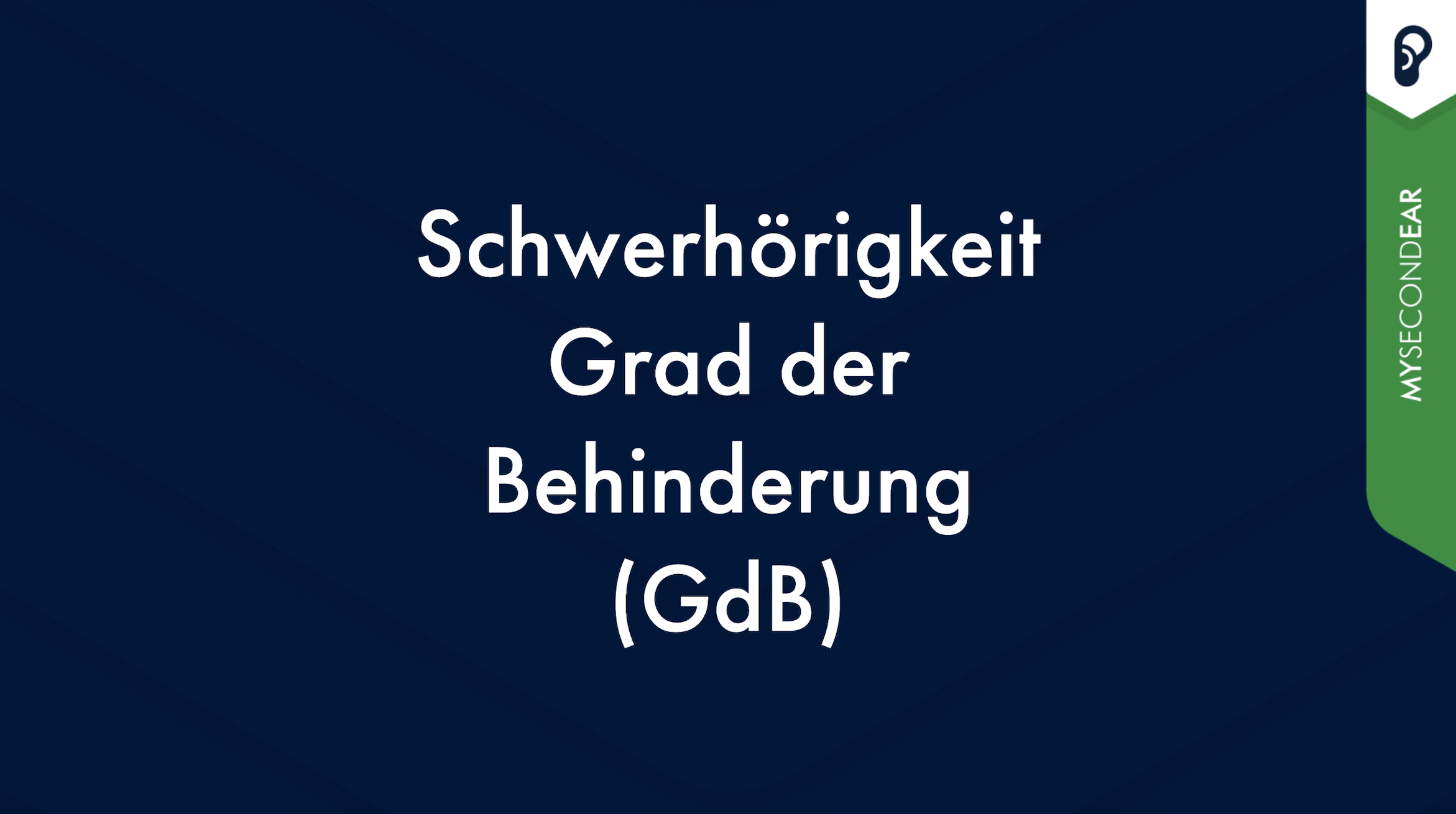 Hörverlustschwerhörigkeit Grad Der Behinderung Gdb Tabelle