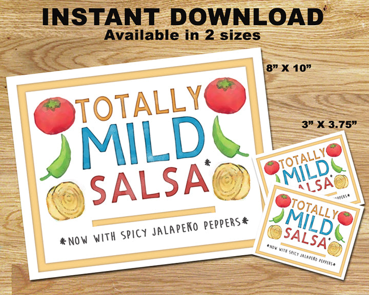 Dragons Love Tacos Themed Party Sign Totally Mild Salsa Sign Jolly