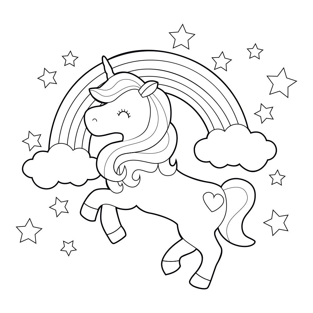 Coloriages Licorne à Imprimer Gratuits Magic Licorne