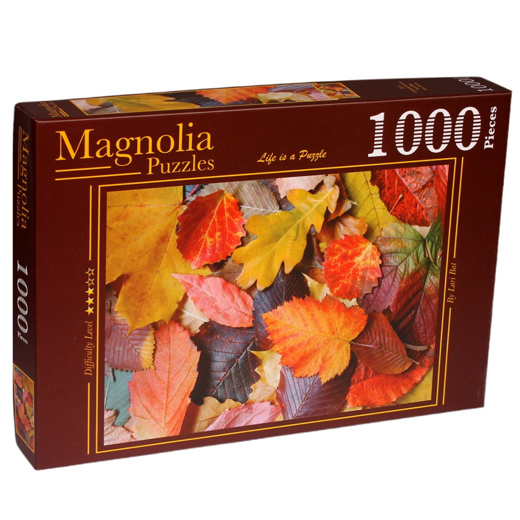 Magnolia 1000 Piece Jigsaw Puzzle Colourful Leaves Mindconnect