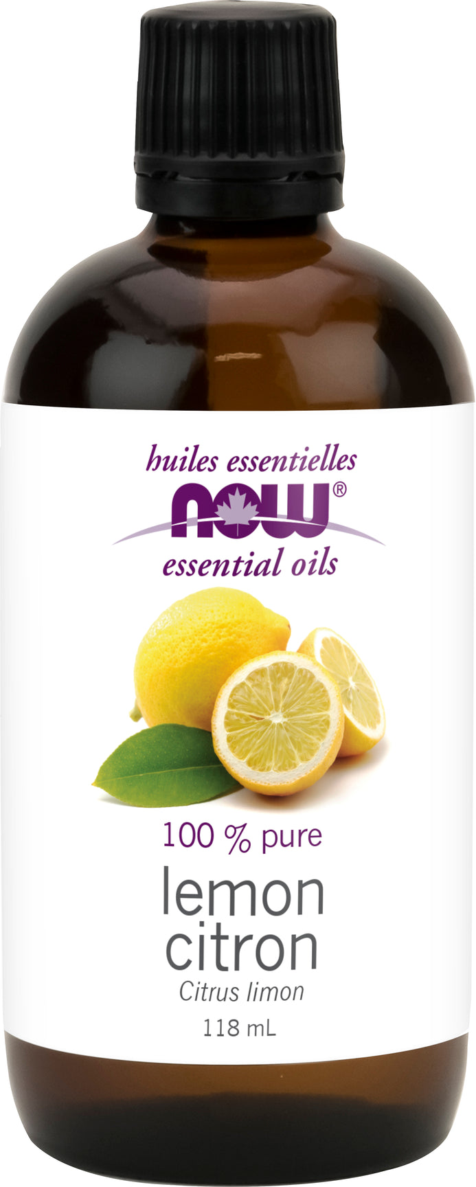 Lemon 100 Pure Essential Oil 118ml Now Don Valley Health Food