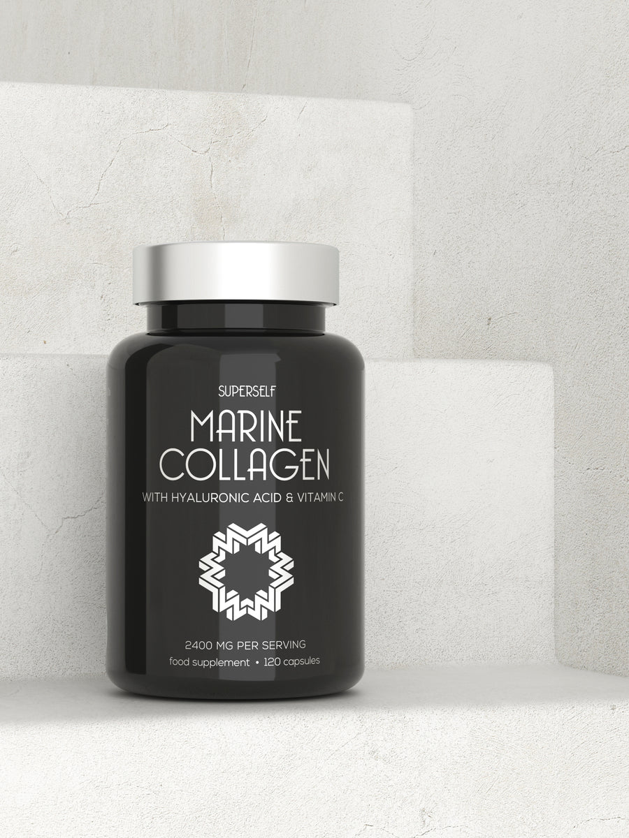 Marine Collagen Hyaluronic Acid And Vitamin C 120 Capsules Superself