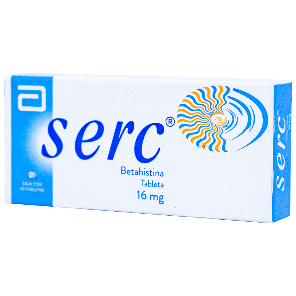 Serc 16 Mg Con 20 Tabletas Farmacia Calderon