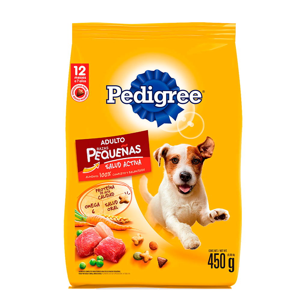 Pedigree 450g Adulto Razas PequeÑas Farmacia Calderon