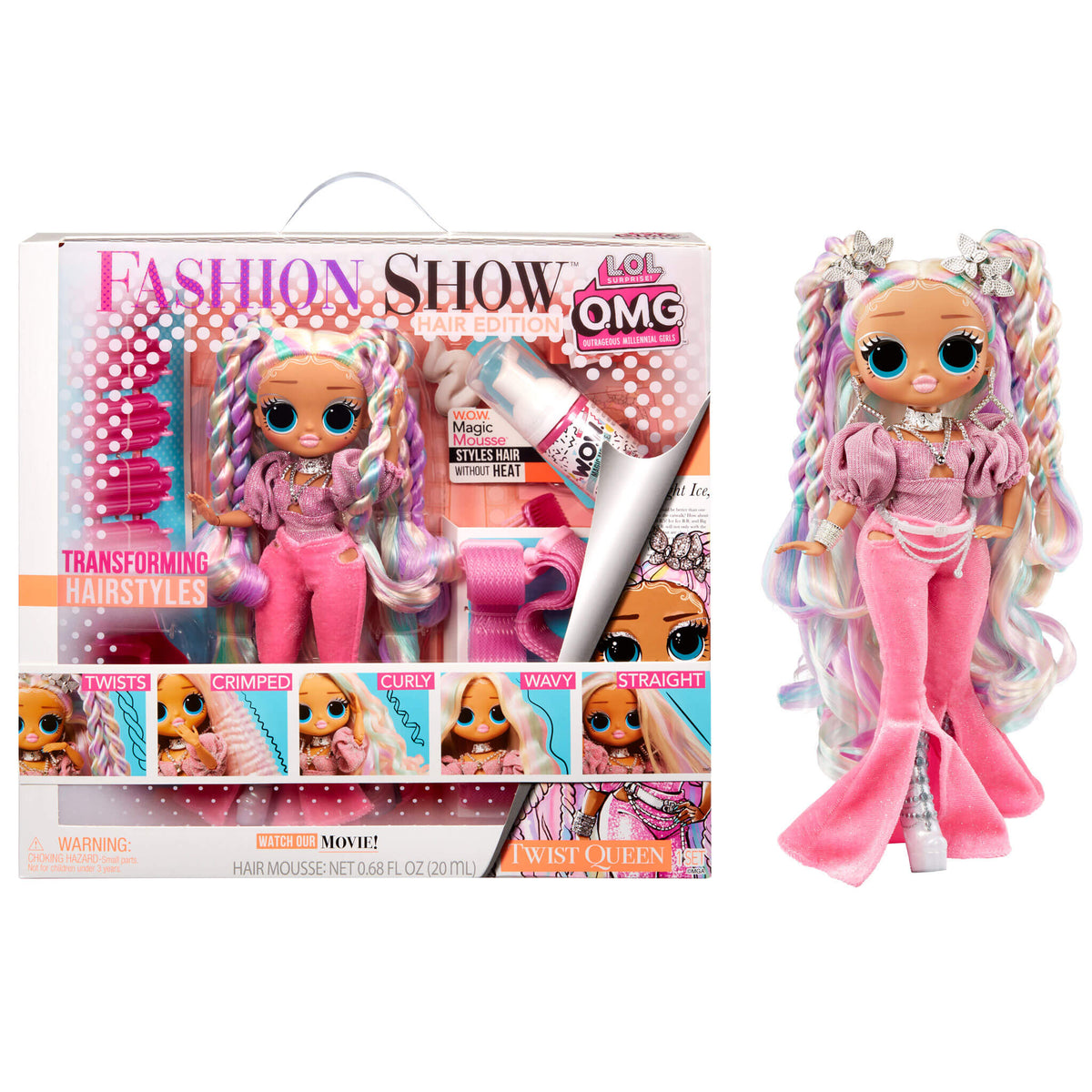 Lol Surprise Omg Fashion Show Hair Edition Twist Queen Fashion Doll