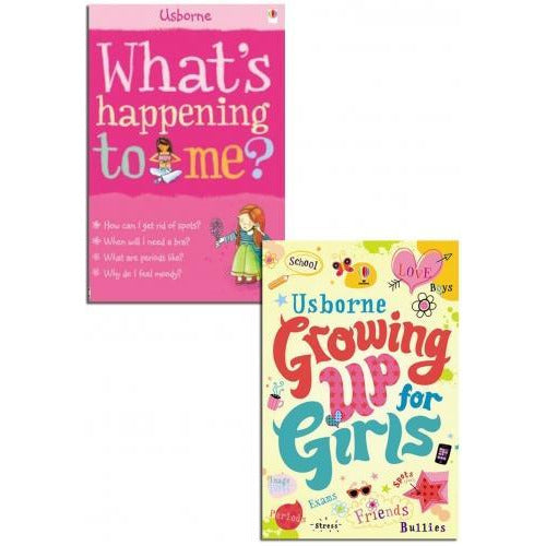 Usborne Whats Happening To Me Growing Up For Girls Collection 2 Books