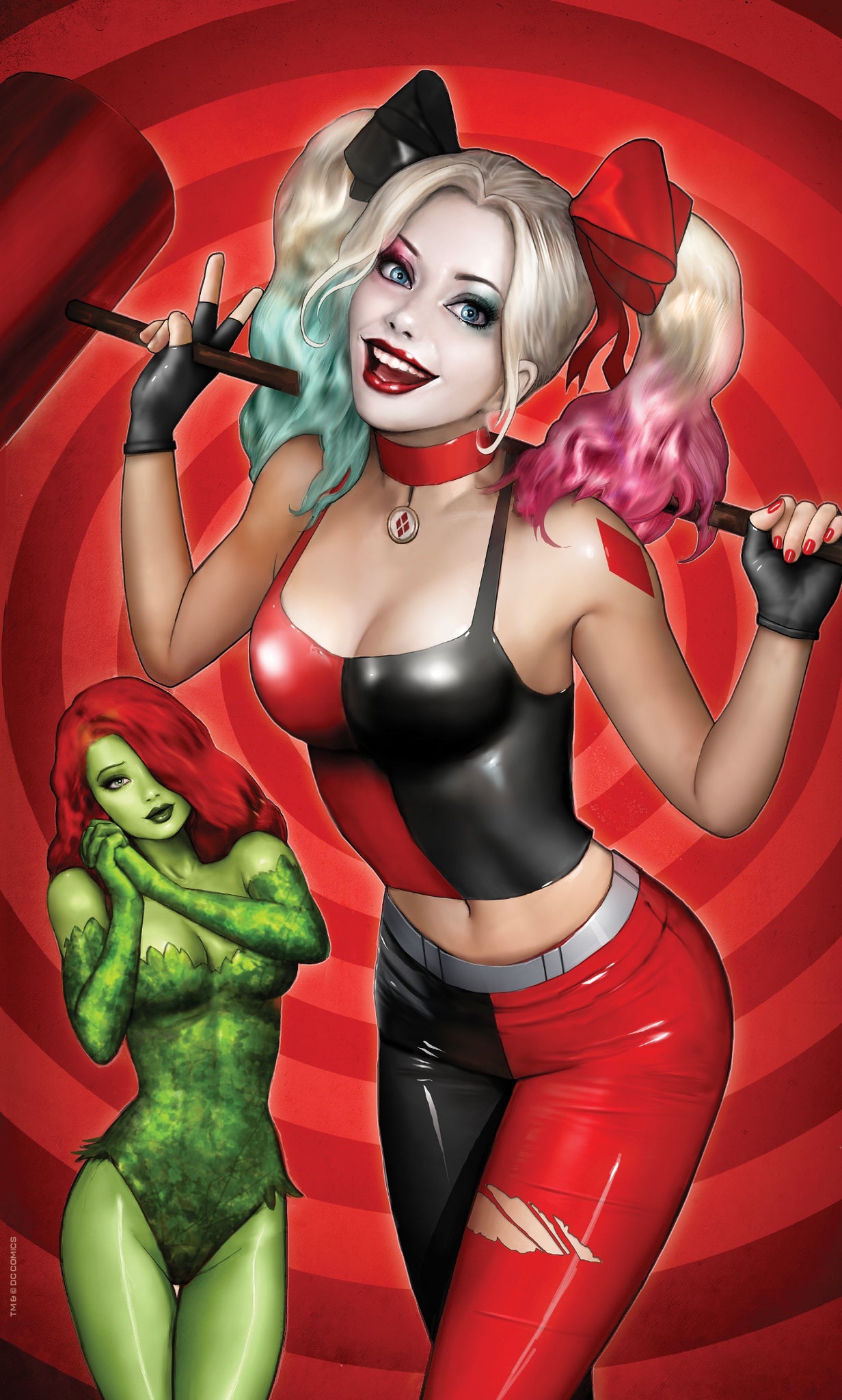 Harley Quinn 23 Nathan Szerdy 616 Virgin Foil Variant C Poison Ivy