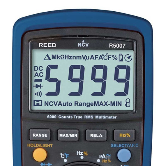 Reed R5007 True Rms Digital Multimeter With Ncv Gen El Safety