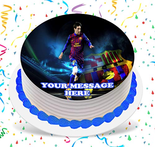 Lionel Messi Cake Topper Edible Image Personalized Cupcakes Frosting S