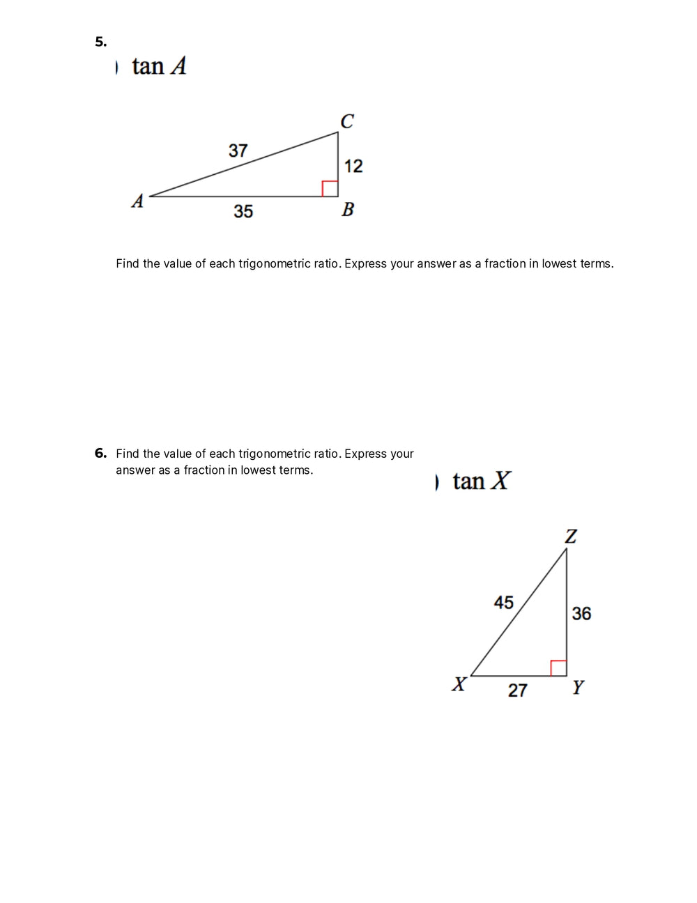 Trigonometry Quiz Shop