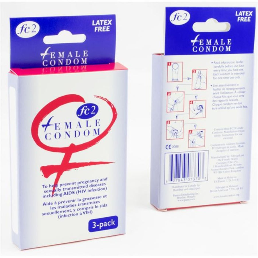 Fc 2 Female Condom Nitrile 3pc Ep Products Canada