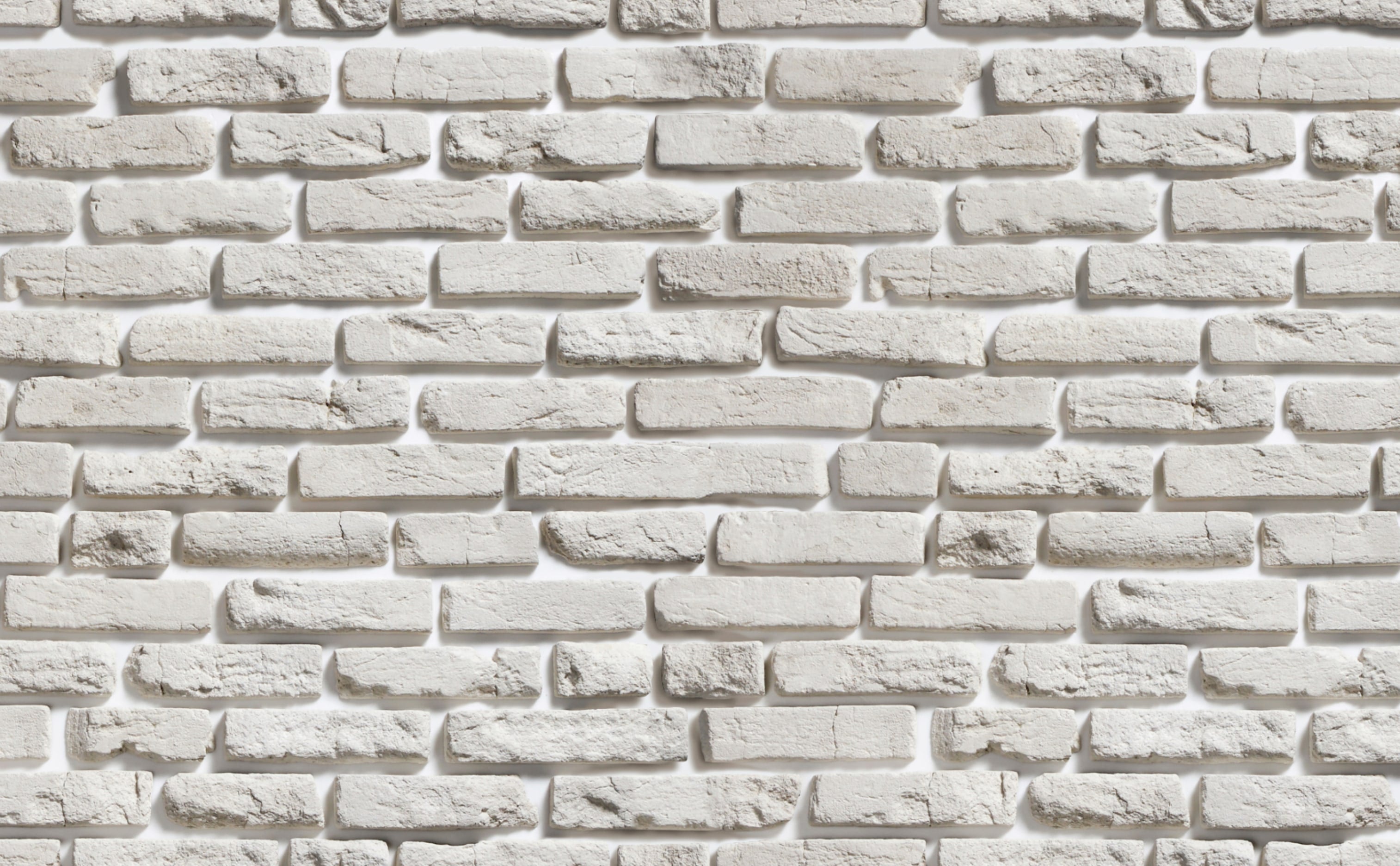 Aged Brick Wallpaper For Walls White Brick