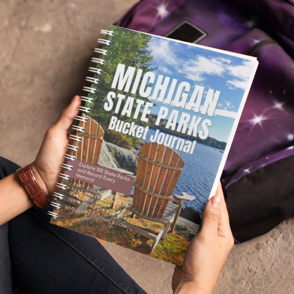 Michigan State Parks Bucket Journal Spiral My Bucket Journals