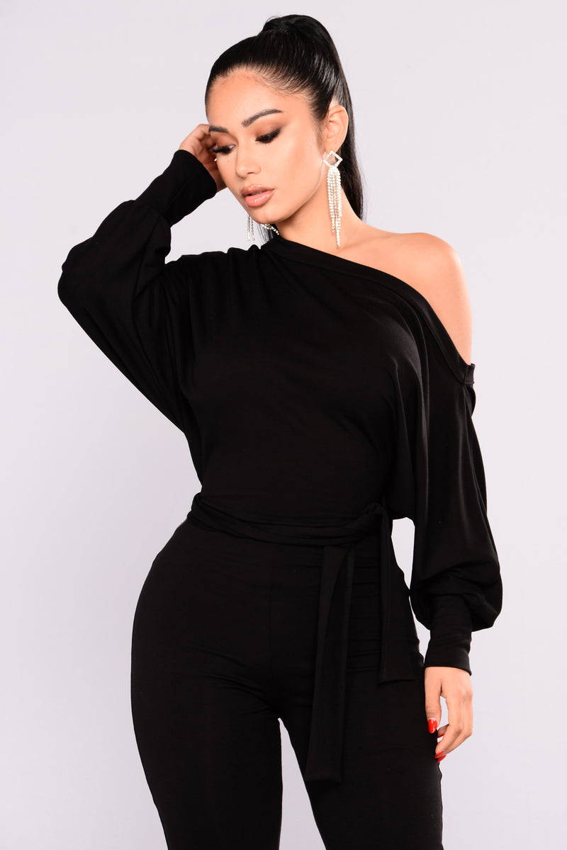 Pro Lounger Jumpsuit Black Fashion Nova Jumpsuits Fashion Nova