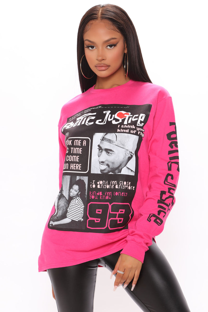 Make It Out Here Top Hot Pink Fashion Nova Graphic Tees Fashion Nova