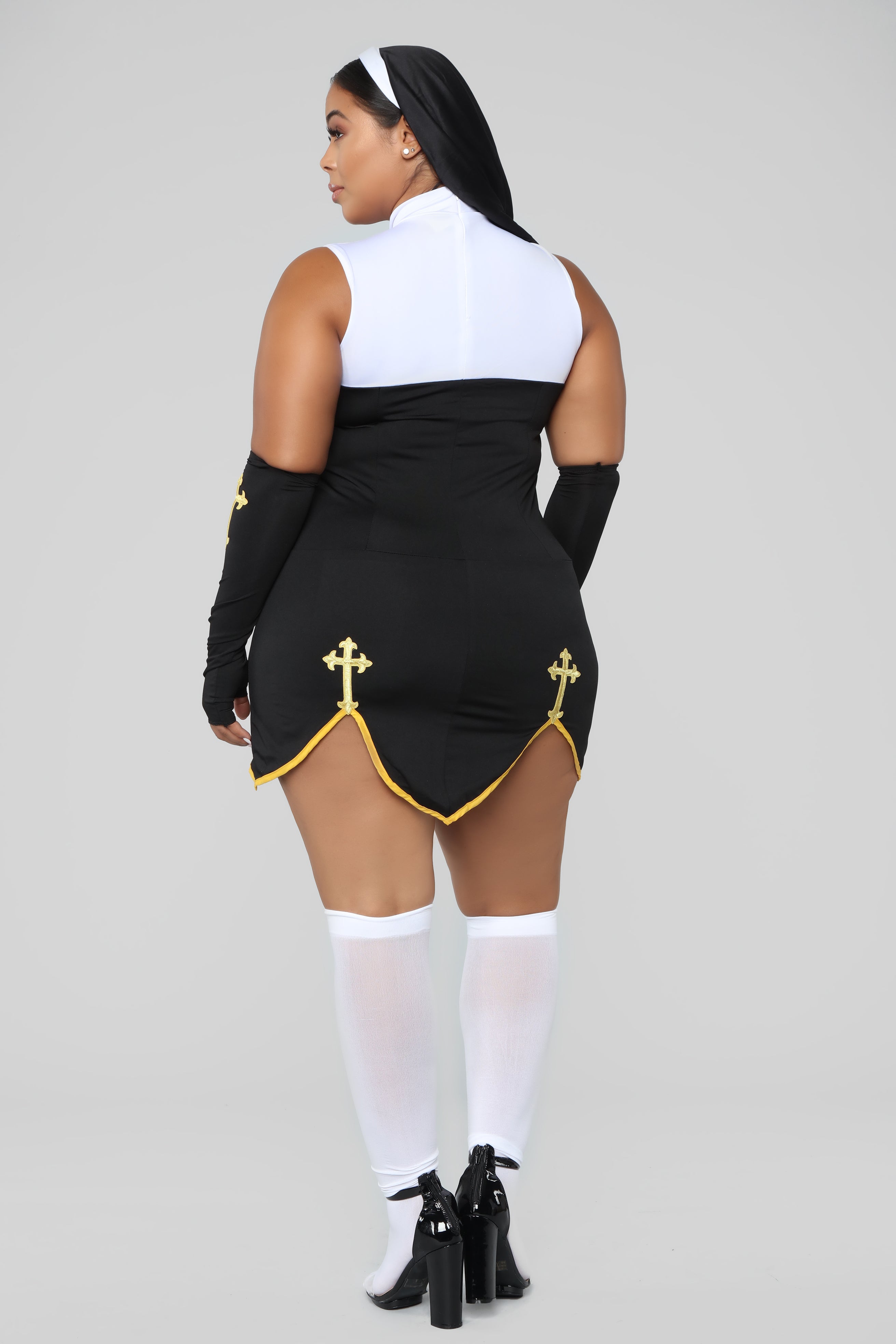 Bad Habits Nun Costume Blackcombo