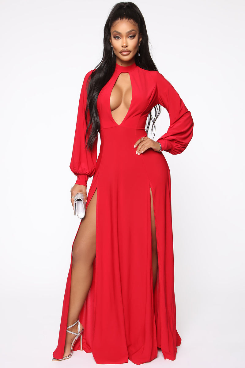 True Destiny Maxi Dress Red Fashion Nova Dresses Fashion Nova