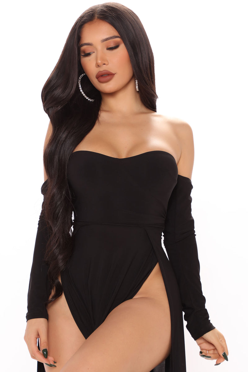 Elegantly Fab Off Shoulder Maxi Dress Black Dresses Fashion Nova