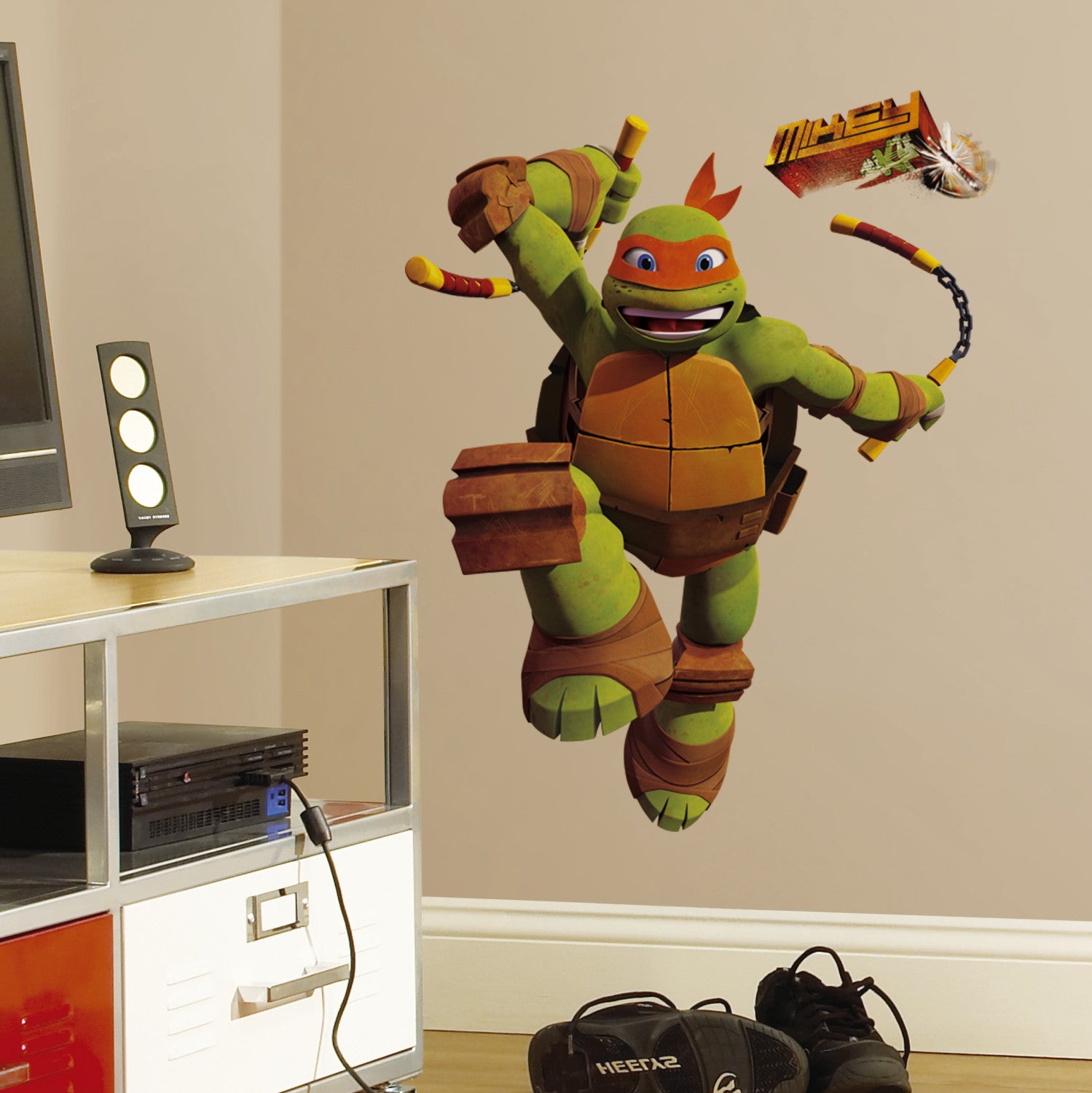 Teenage Mutant Ninja Turtles Mike Peel And Stick Giant Wall Decals