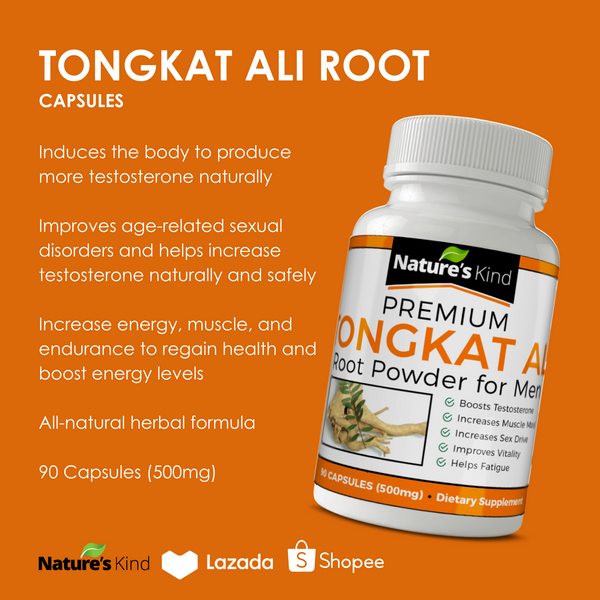 Tongkat Ali Root Capsules Natures Best Testosterone Booster And Mos