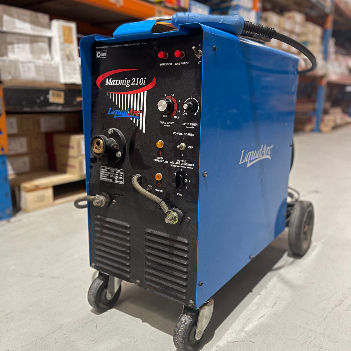 Qws Welding Supply Solutions Used Liquid Arc Maxmig 210i