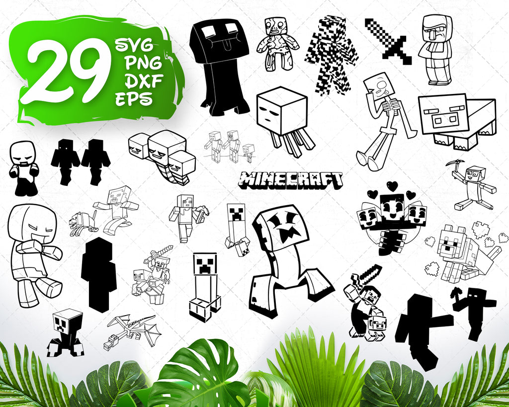 Minecraft Clipart Svg 63 Svg File For Silhouette