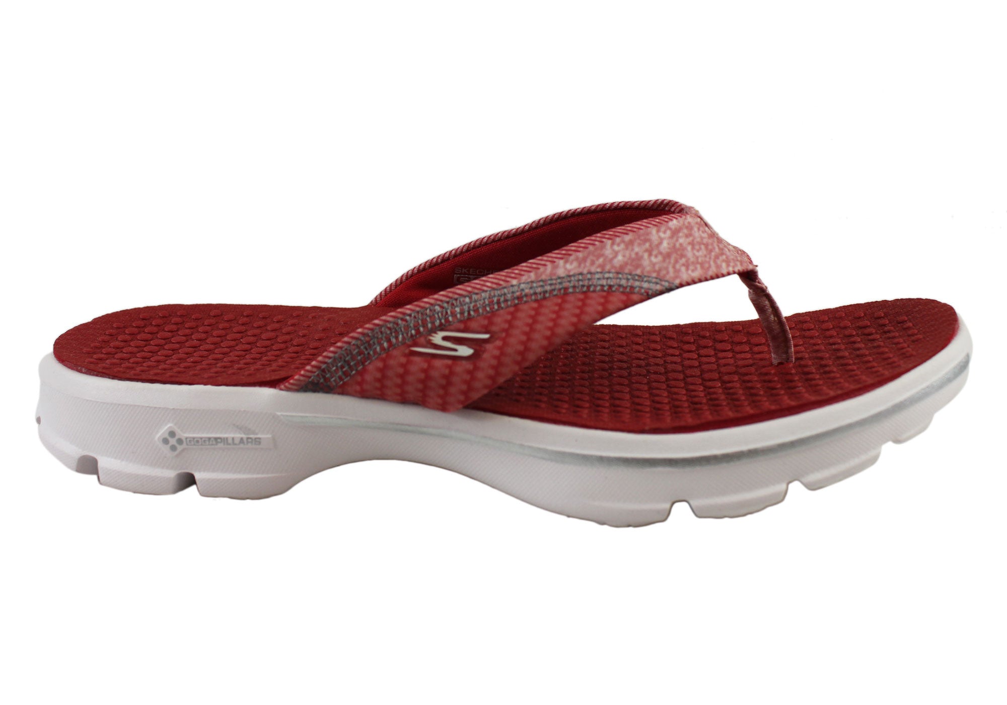 Skechers Womens Go Walk Pizazz Comfortable Thongs Brand House Direct