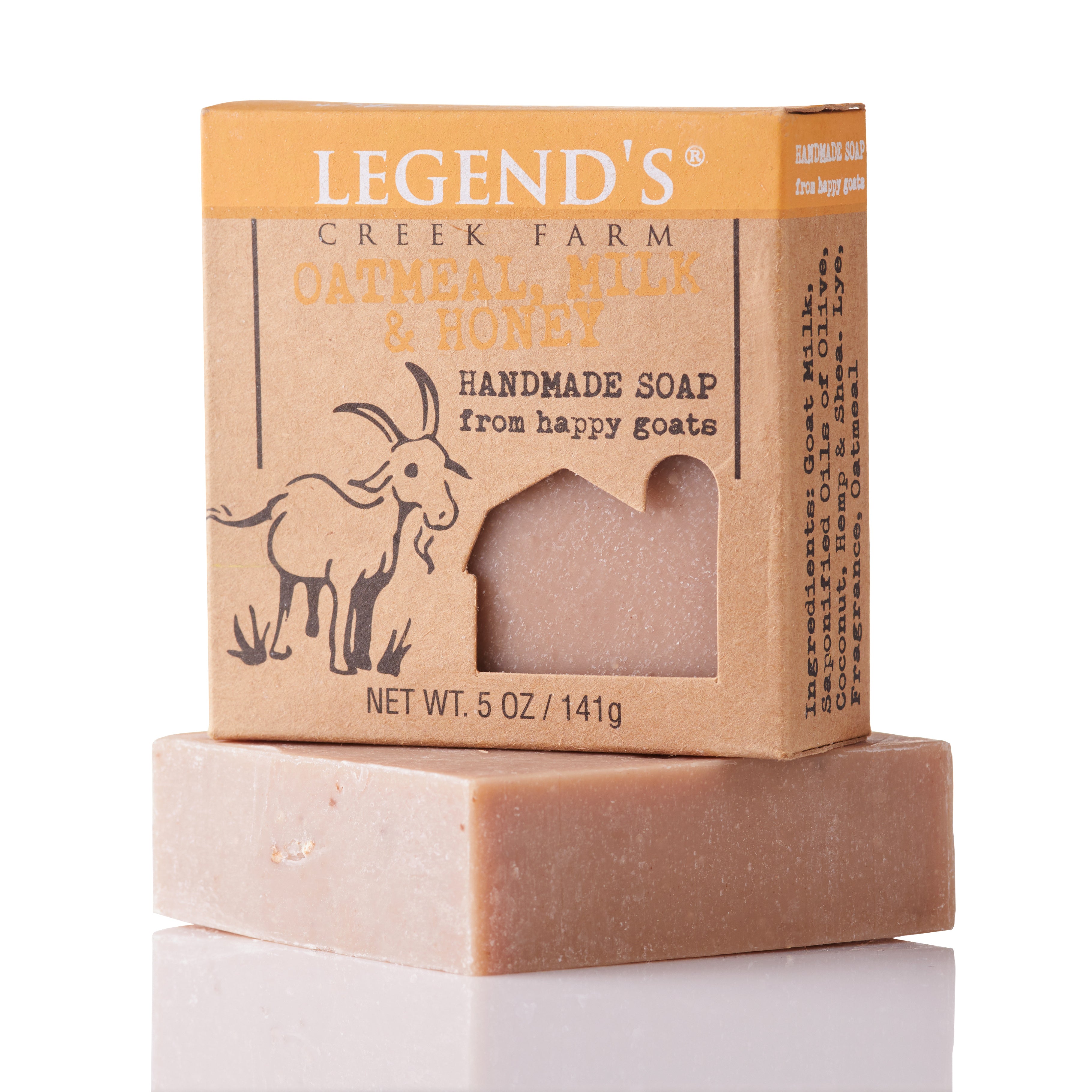 Oatmeal Milk And Honey Goat Milk Soap Legends Creek Farm