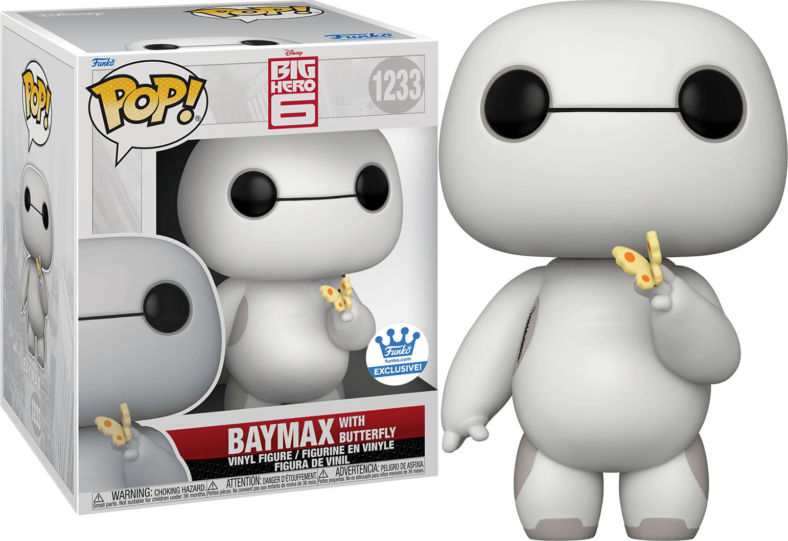 Baymax Funko Large Pop 111 Rare Walt Disney Animation Studios