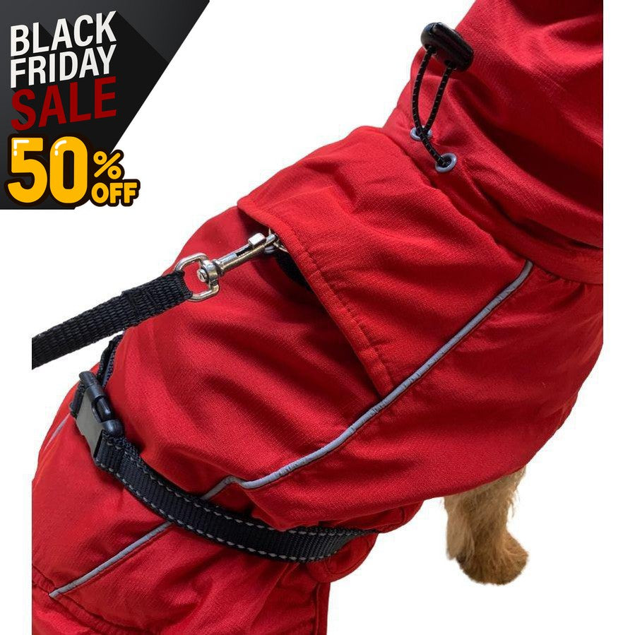 Extreme Blizzard Dog Coat Extra Warm With Harness Hole Drydogs