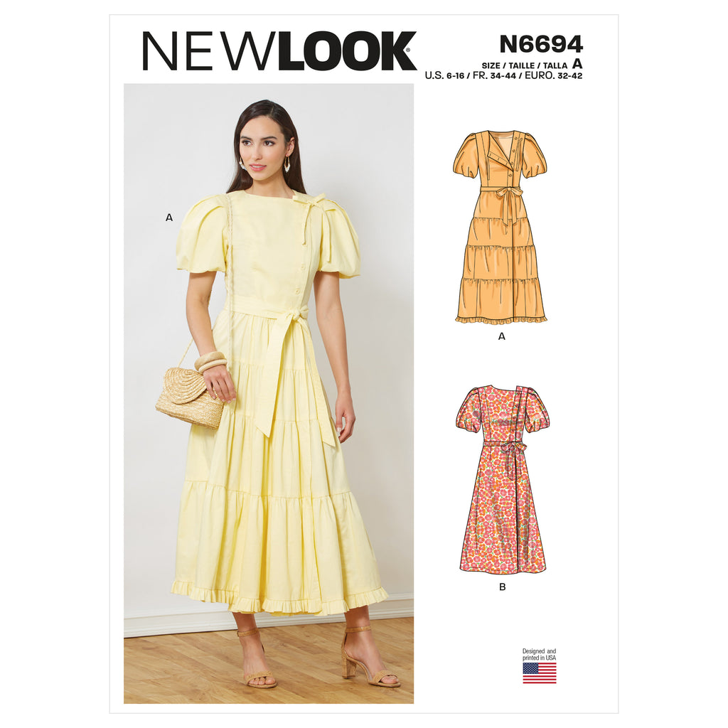 New Look Sewing Pattern N6694 Misses Dresses My Sewing Box