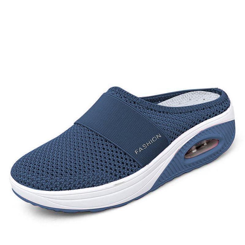 Womens Breathable Slip On Comfy Walking Slippers