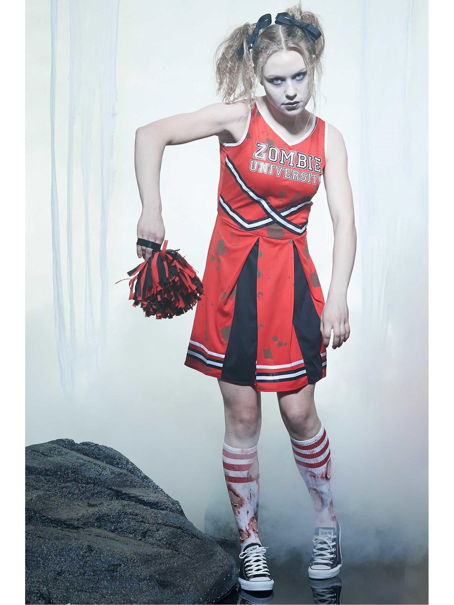 Renna Yfirburðir Tungl Yfirborð Costume Cheerleader Zombie Sinis Ólíkt