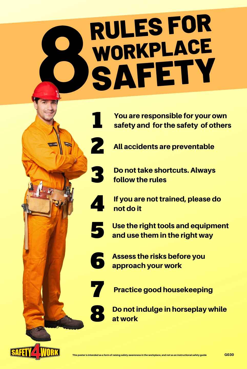 Employees Workplace Hazard Safety Posters