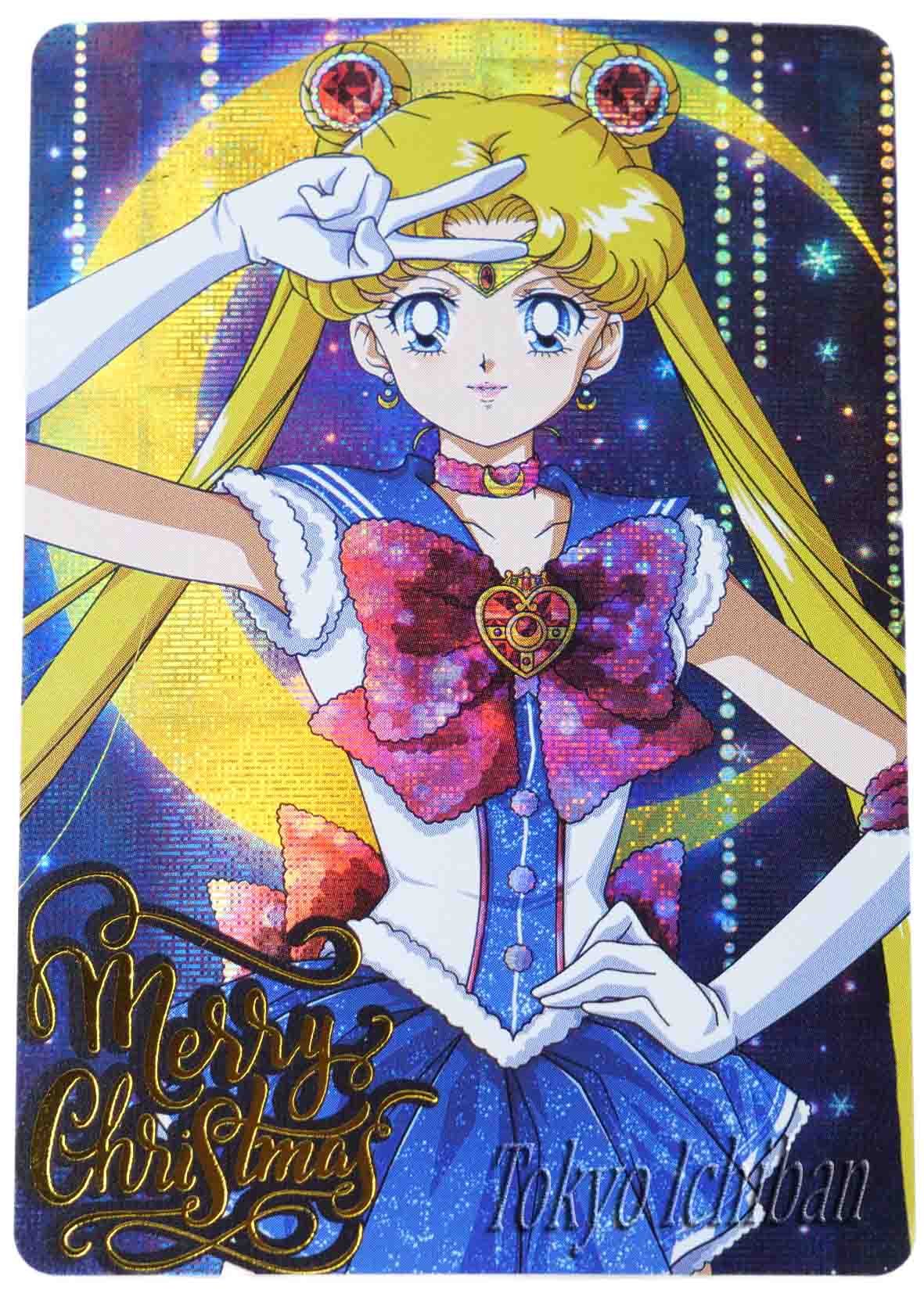 Pretty Sailor Moon Usagi Tsukino Card Christmas Edition Tokyo Ichiban