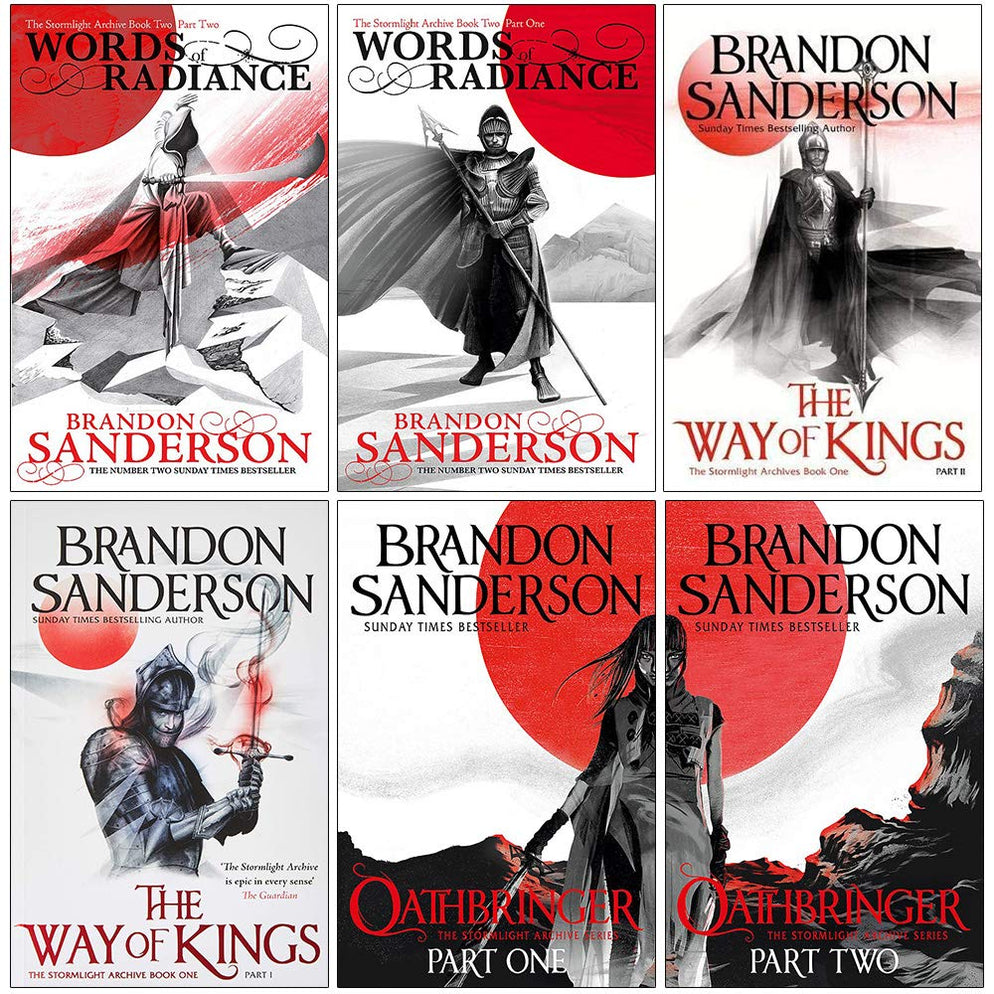 The Stormlight Archive Series 6 Books Collection Set By Brandon